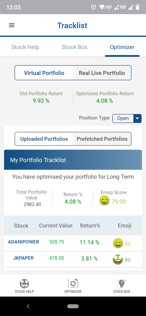 Stocks Emoji - Stock Research & Analysis | Screener | Portfolio Optimizer