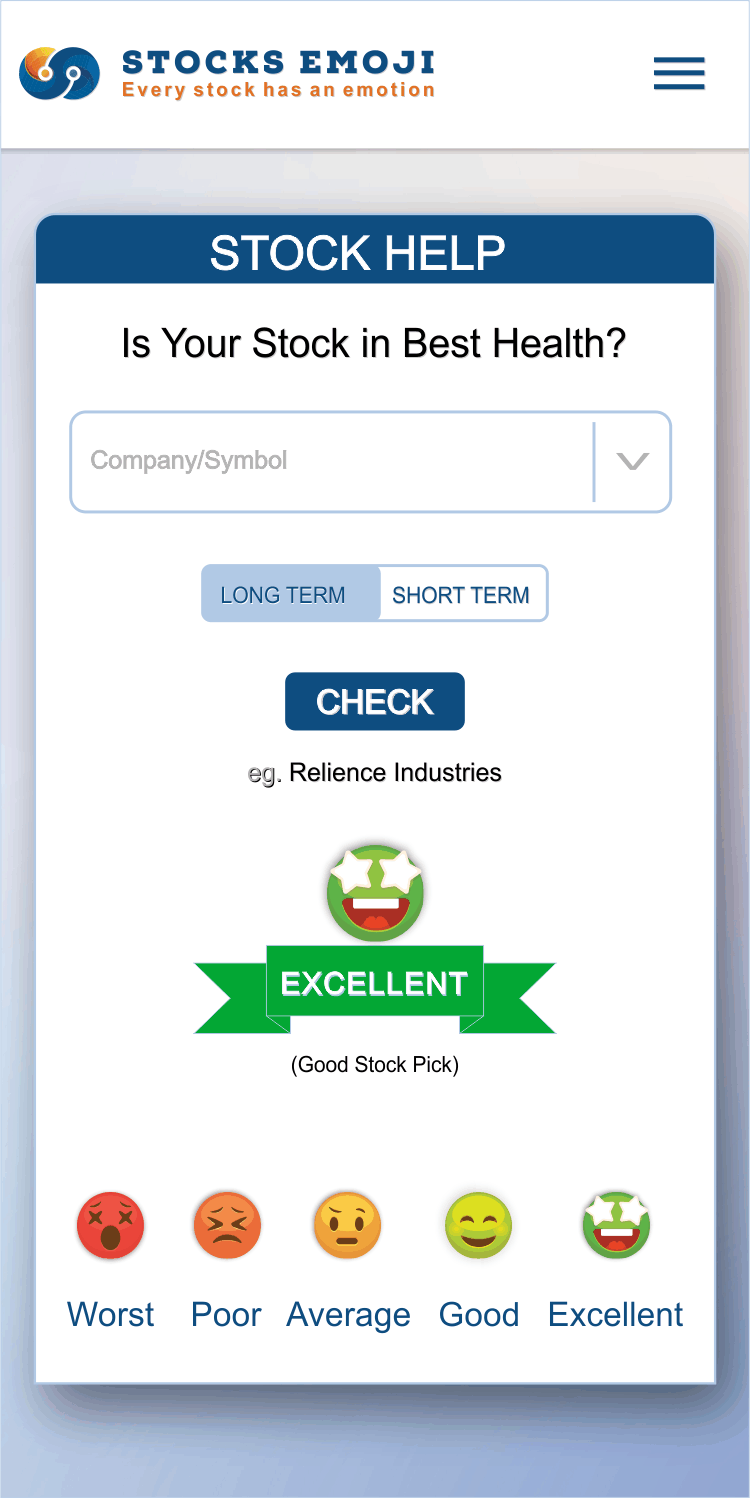 Stocks Emoji - Stock Research & Analysis | Screener | Portfolio Optimizer